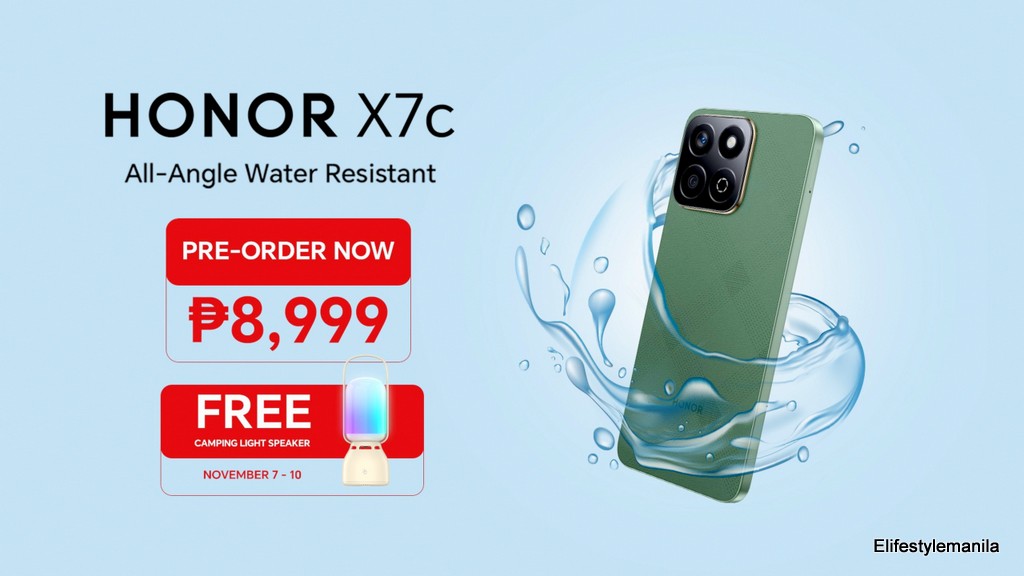 HONOR X7c all-angle water-resistant smartphone priced at P8,999 only ...